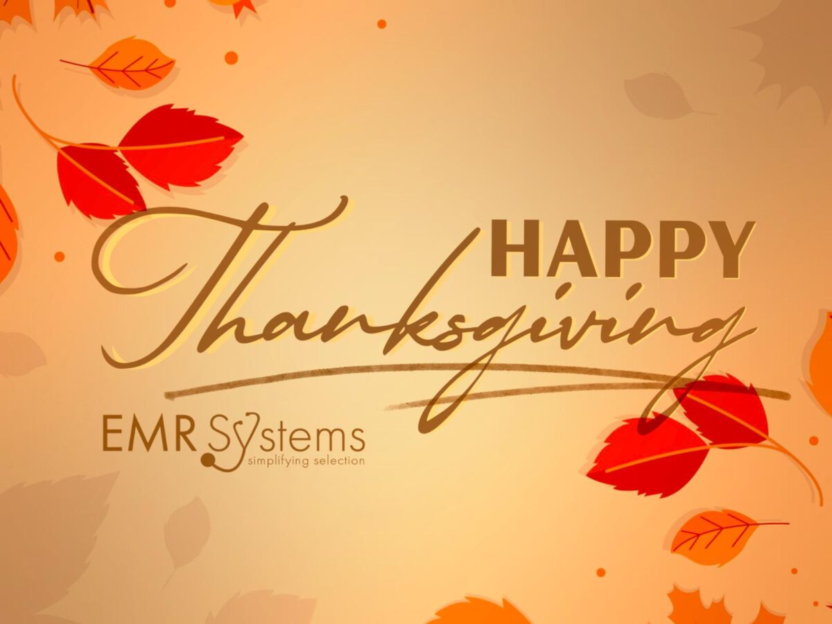 What We’re Thankful For – EMR Software Edition | EMRSystems Blog
