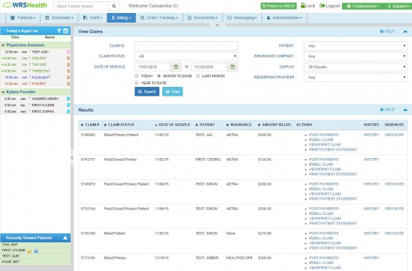 WRS Health EMR Software Free Demo, Pricing, Latest Reviews 2019 ... WRS Health EMR Software Free Demo, Pricing, Latest Reviews 2019 ...