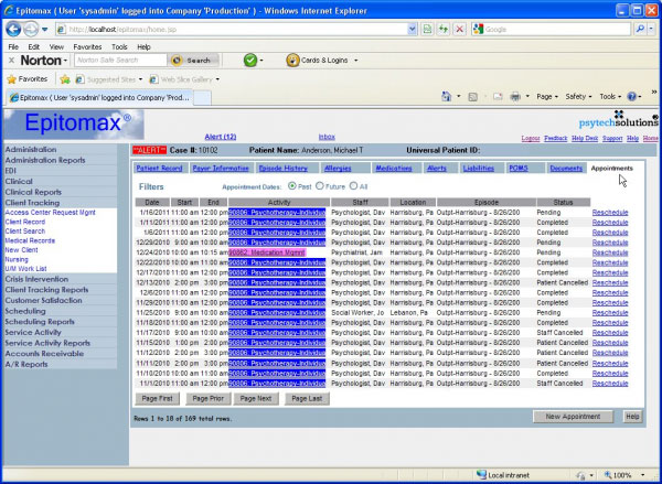 Epitomax by PsyTech Solutionst EHR Software Free Demo, & Reviews | EMR ...